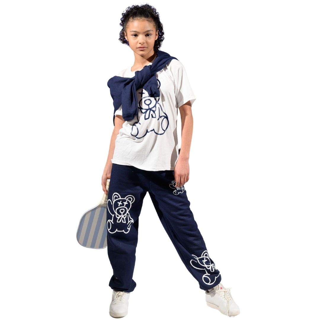 Wild Teddy 3 PC Set Blue/White – Wild Child Magazine Shop